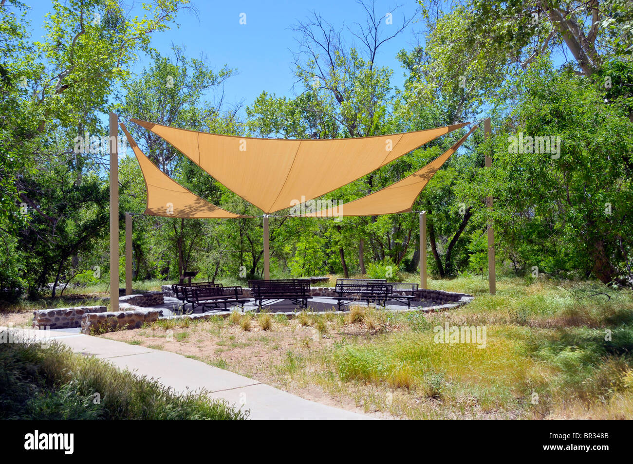 Outdoor Canopy Montezuma Castle National Monument Arizona Stock Photo ...