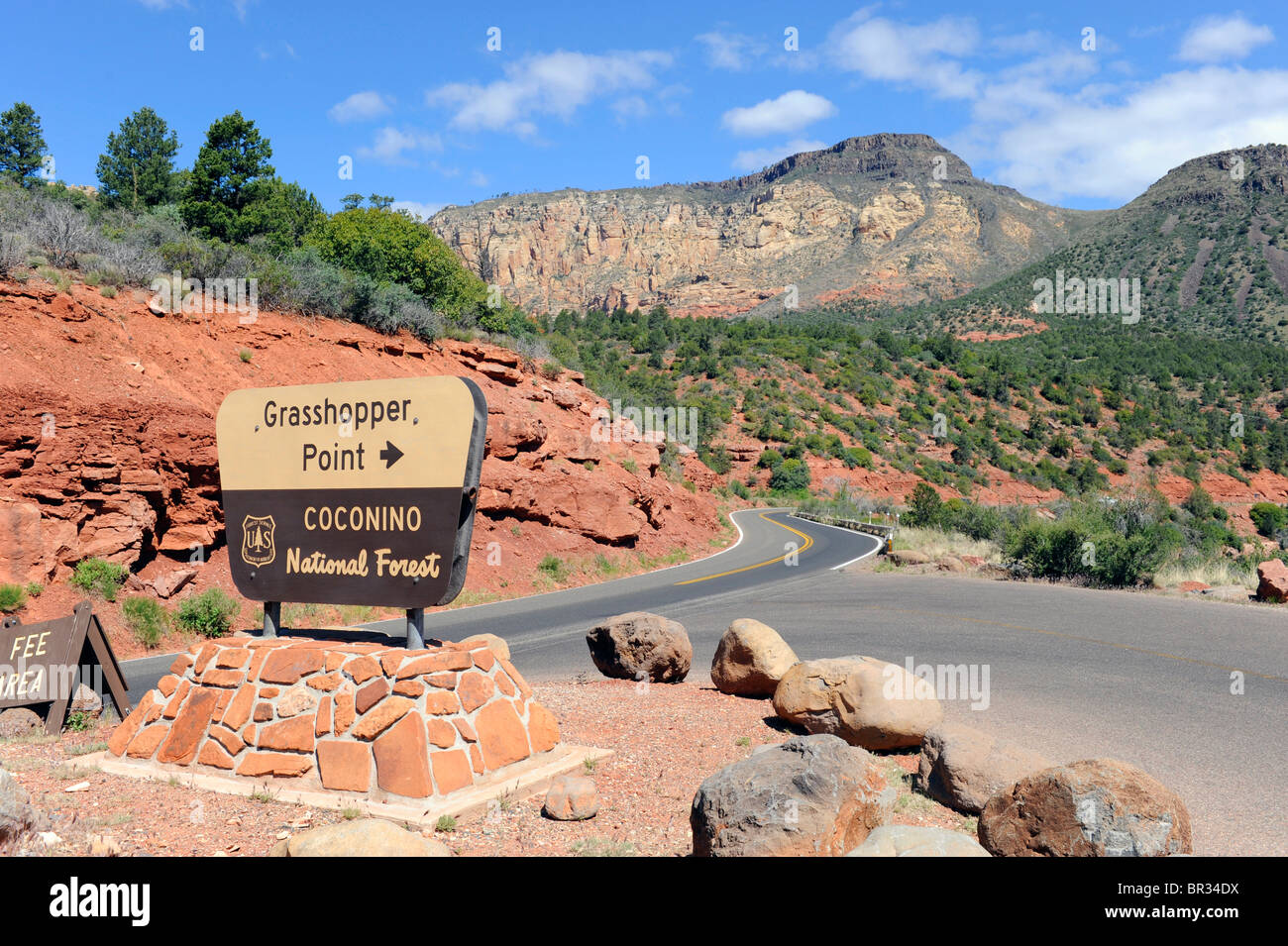 Grasshopper Point Coconino National Forest Sedona Arizona Stock Photo ...