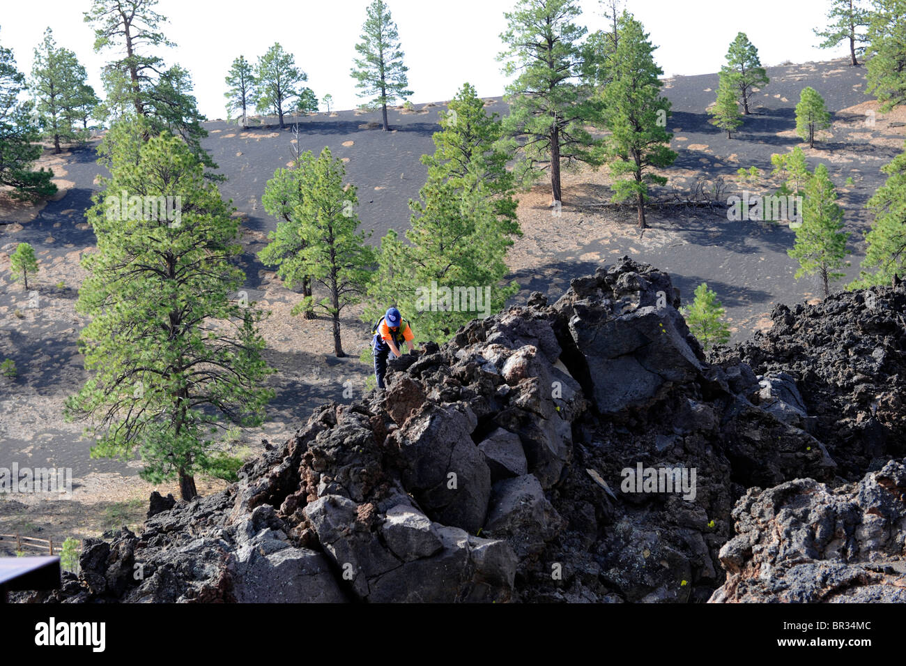 Sunset Crater Volcano National Monument Flagstaff Arizona Stock Photo ...