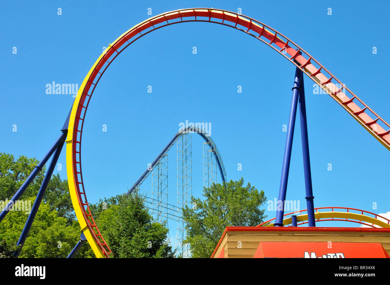 Mantis Ride Cedar Point Amusement Park Sandusky Ohio Stock Photo - Alamy