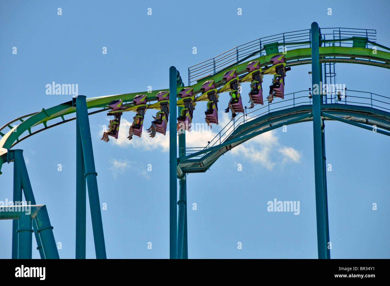 Raptor Ride Cedar Point Amusement Park Sandusky Ohio Stock Photo - Alamy