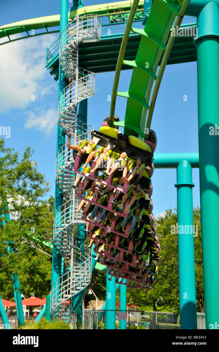 Raptor Ride Cedar Point Amusement Park Sandusky Ohio Stock Photo - Alamy