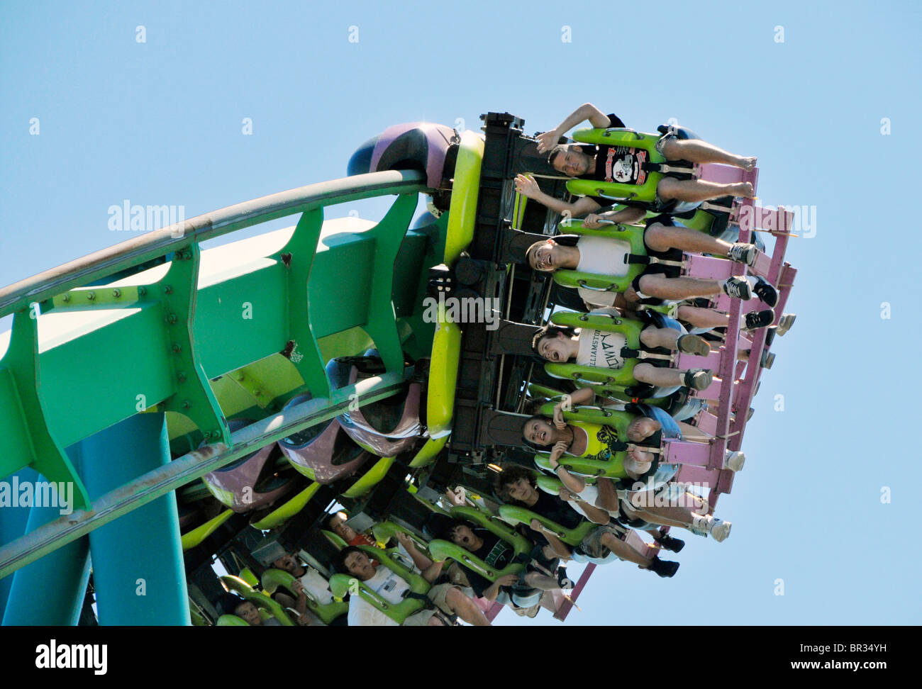 Raptor Ride Cedar Point Amusement Park Sandusky Ohio Stock Photo - Alamy