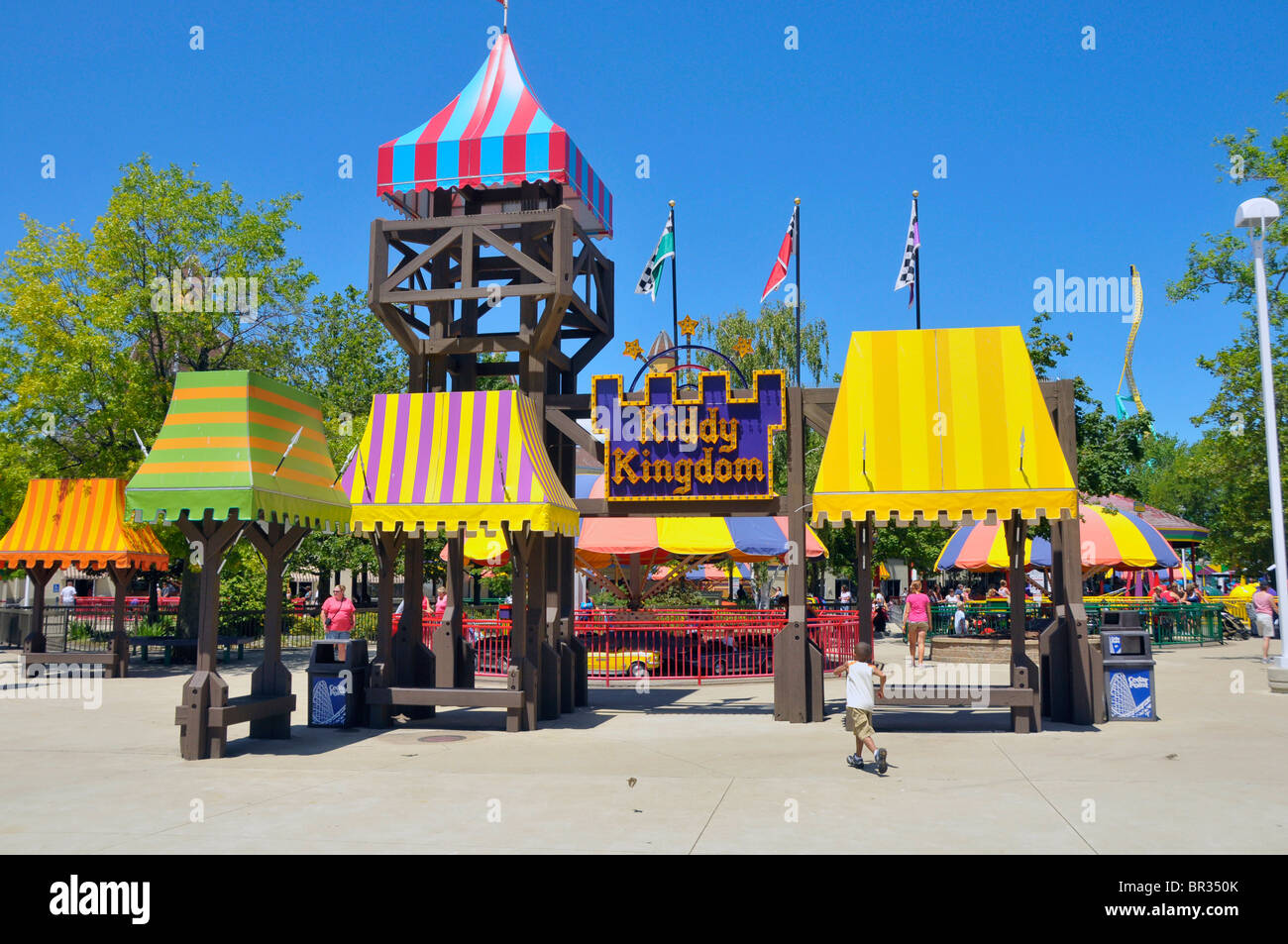 Kiddy Kingdom Cedar Point Amusement Park Sandusky Ohio Stock Photo - Alamy