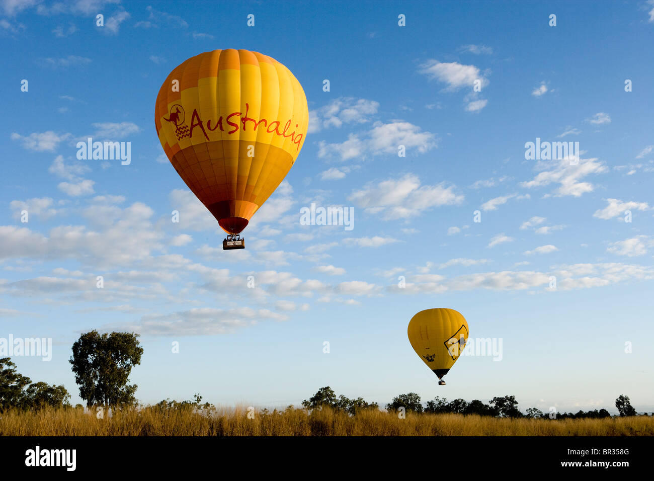 Hot air balloons, Australia Stock Photo - Alamy