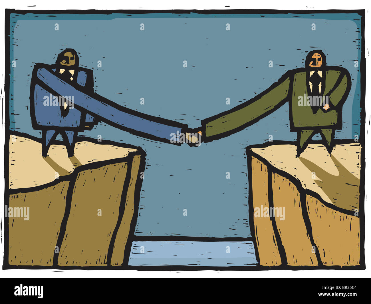 Cartoon Illustration Long Arms Hands Stock Photos & Cartoon ...