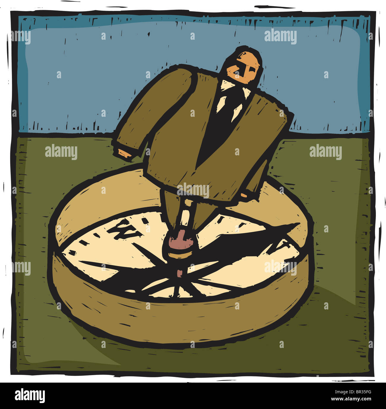 Compass Stand High Resolution Stock Photography and Images - Alamy