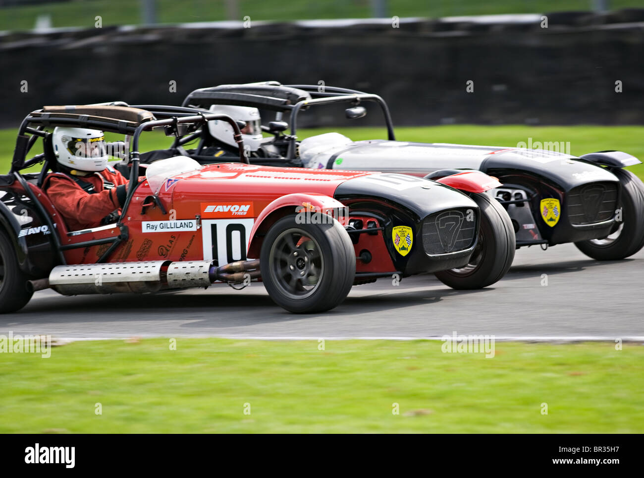 Caterham Racing Cars in Caterham Roadsport Championship at Oulton Park ...