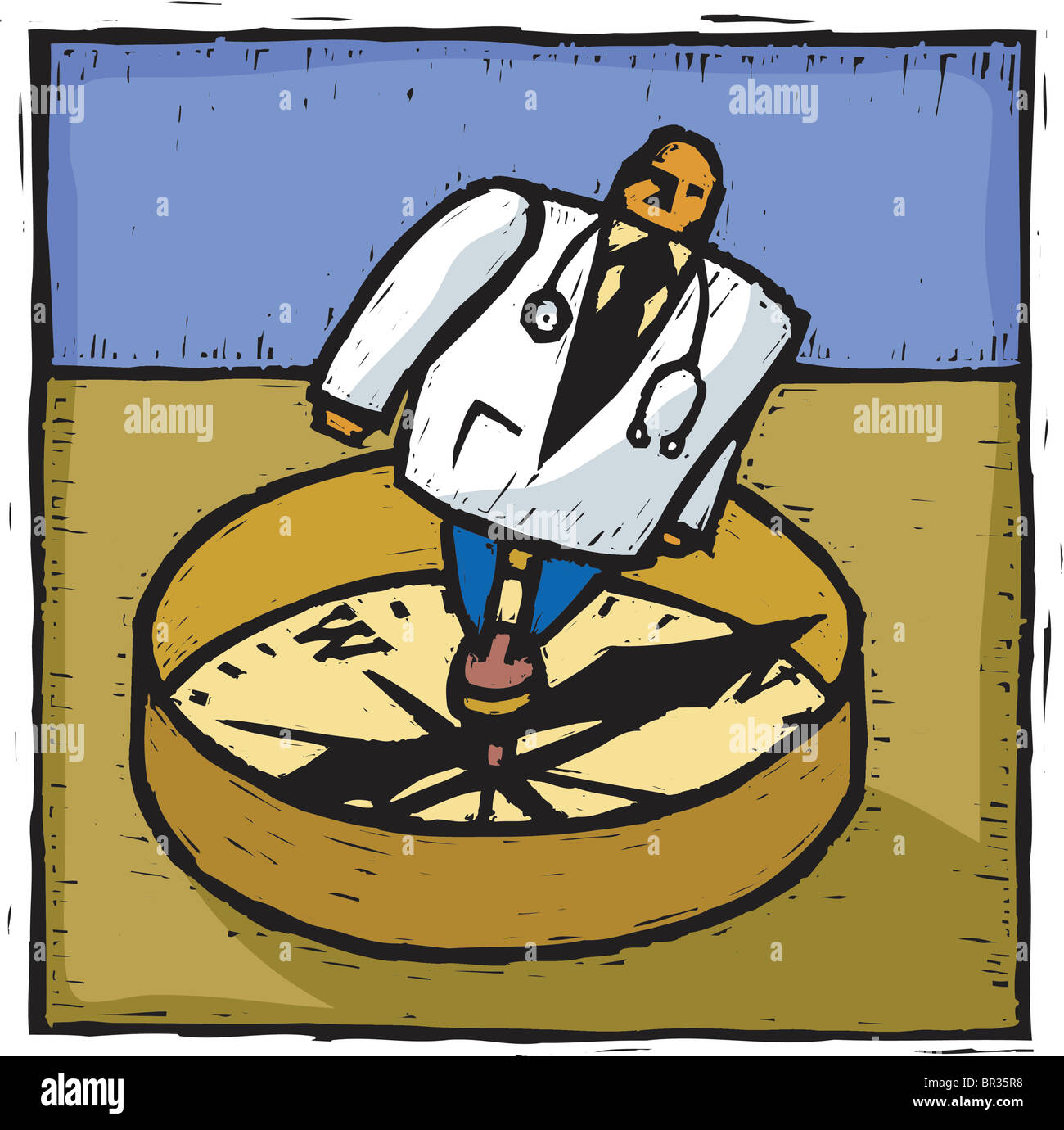 Compass stand hi-res stock photography and images - Alamy