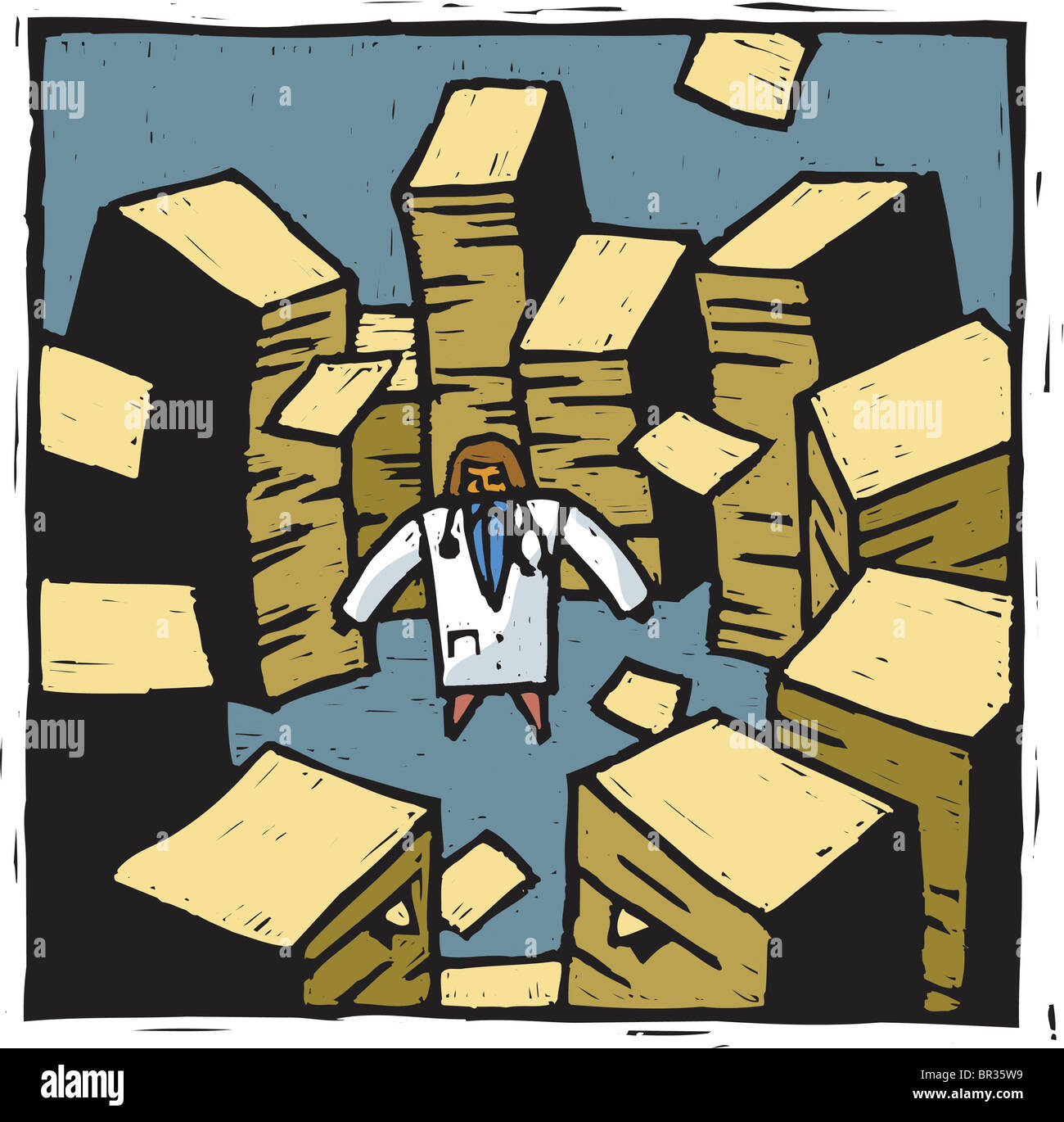 Buried paperwork hi-res stock photography and images - Alamy