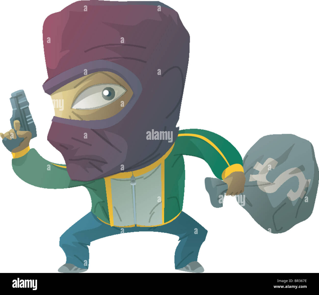 Portrait Of A Robber Stock Photo Alamy portrait-of-a-robber-stock-photo-alamy