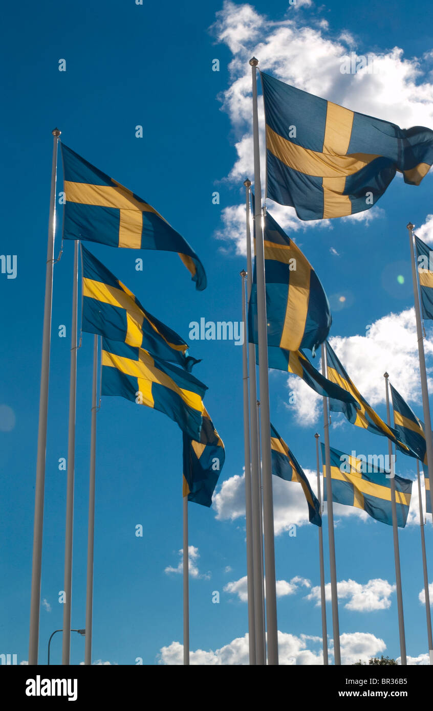 Swedish Flags High Resolution Stock Photography and Images - Alamy