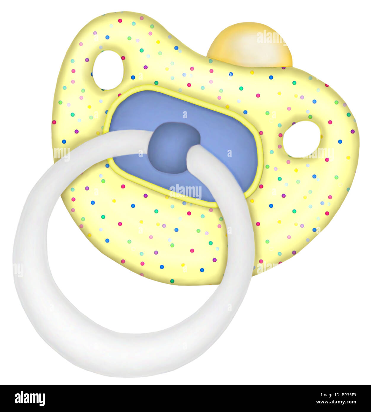 An illustration of a baby soother Stock Photo - Alamy