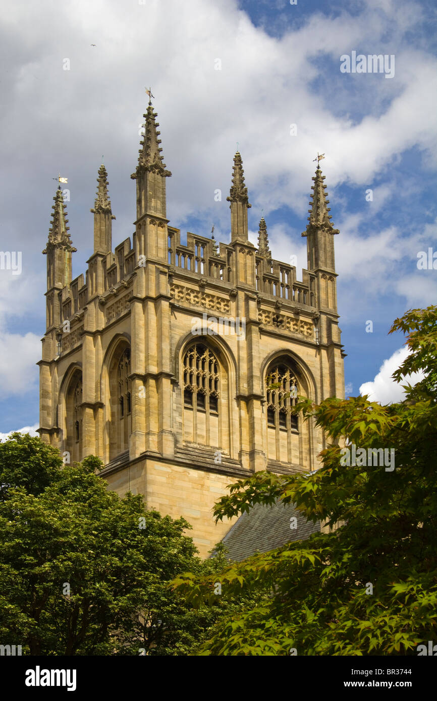 Chapel Tower of Merton College Oxford Oxfordshire, England, UK Stock ...