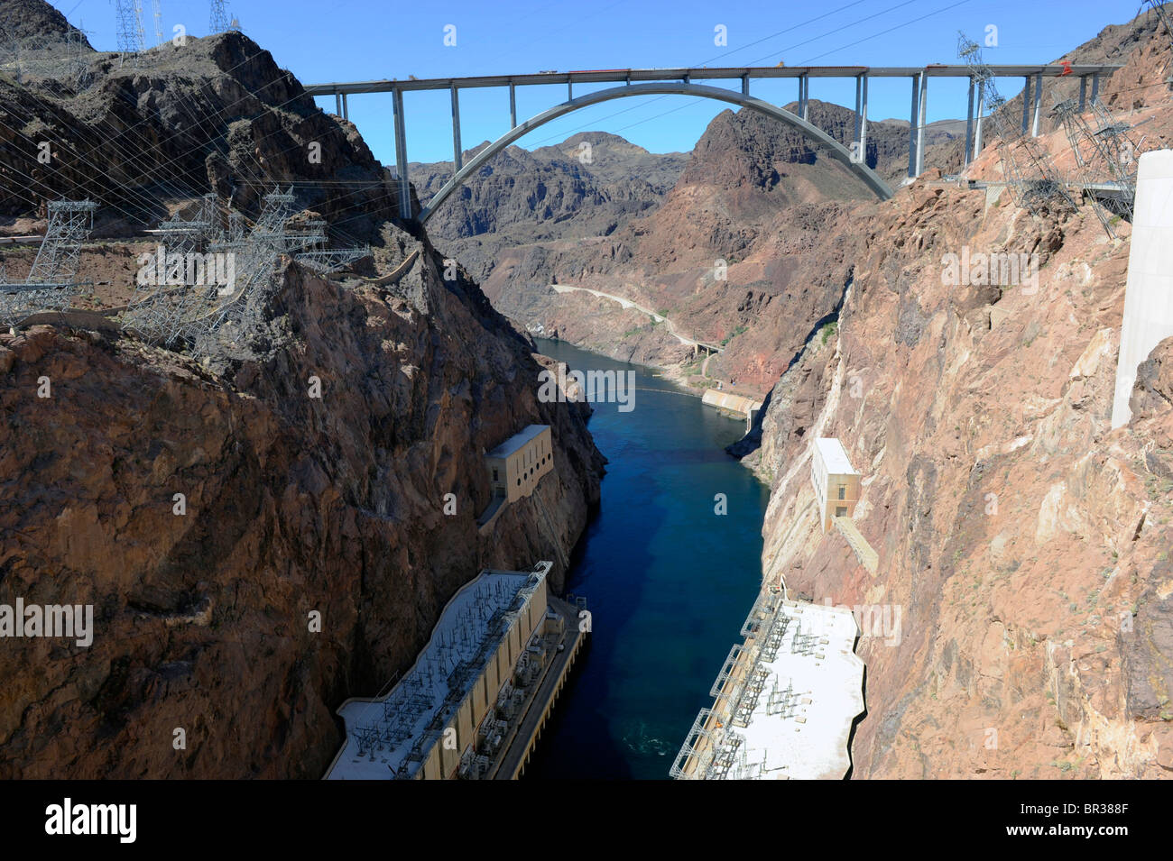 Hoover Dam Arizona Nevada Stock Photo - Alamy