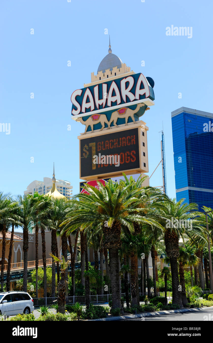 Sahara Hotel Las Vegas Nevada Stock Photo - Alamy