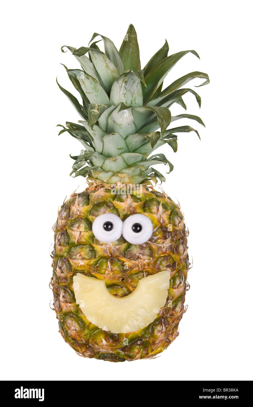 Smile pineapple Cut Out Stock Images & Pictures - Alamy