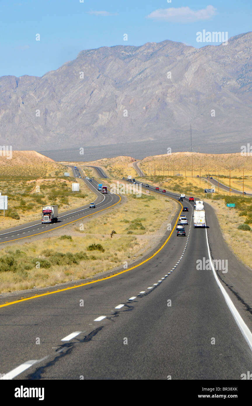 Beaver Dam Mountains along Interstate 15 Arizona Stock Photo - Alamy