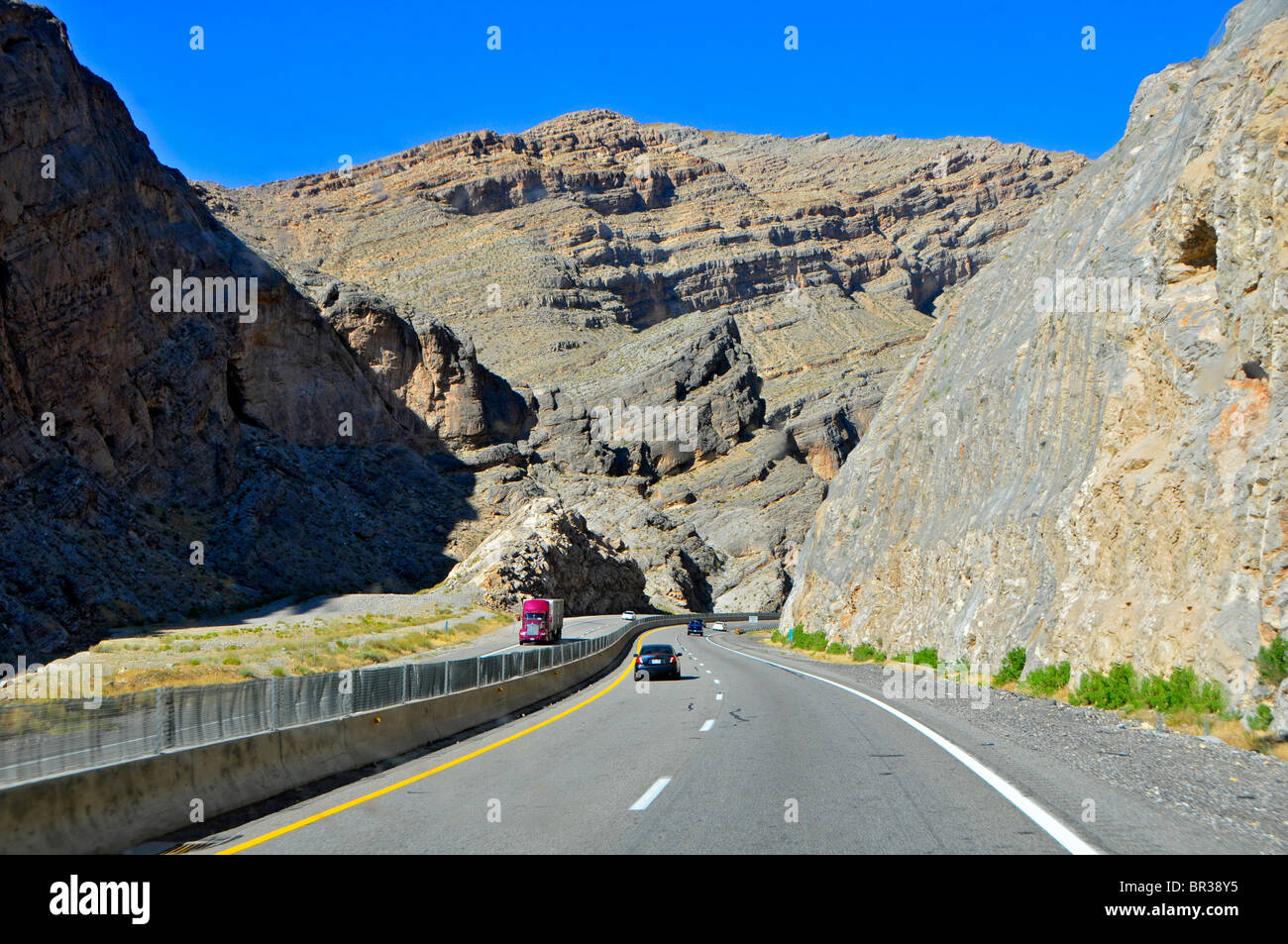 Beaver Dam Mountains along Interstate 15 Arizona Stock Photo - Alamy