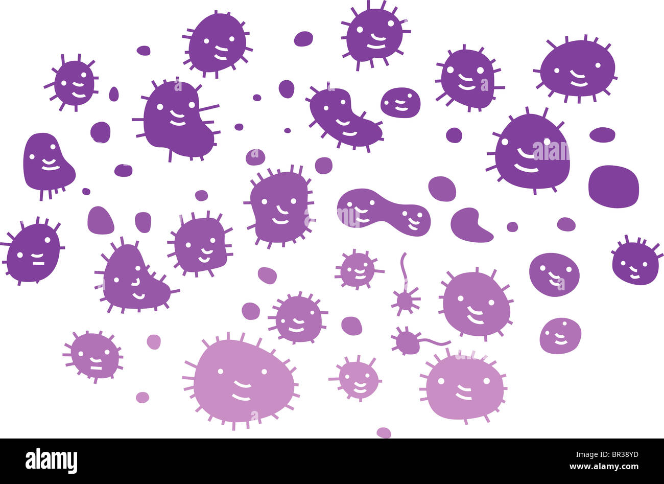 Pattern of germs Stock Photo - Alamy