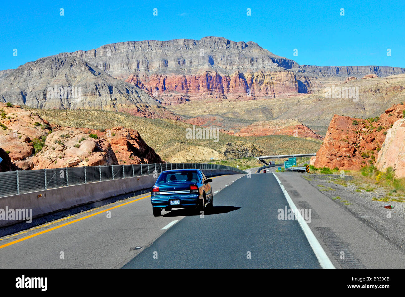 Beaver Dam Mountains along Interstate 15 Arizona Stock Photo - Alamy