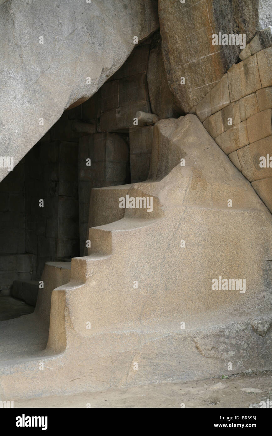 Royal Tomb at Machu Picchu, Peru Stock Photo - Alamy