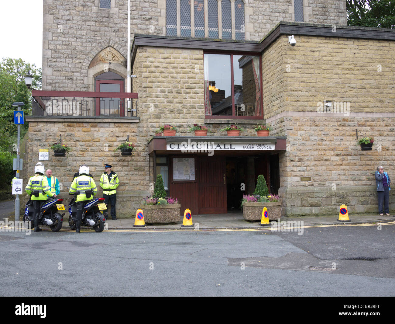 Uppermill Civic Hall, Uppermill, Oldham, Lancashire, England, UK Stock ...