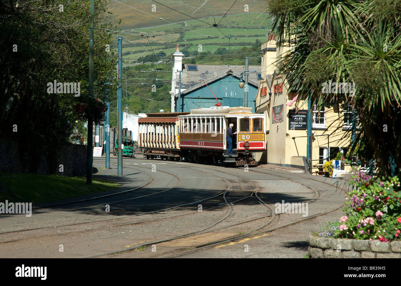 Manx electric railway tram hi-res stock photography and images - Alamy