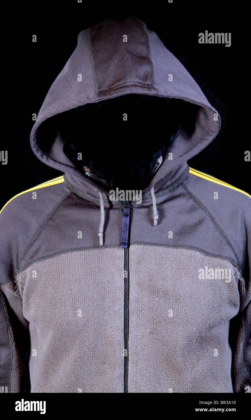 invisible face in a hood Stock Photo - Alamy