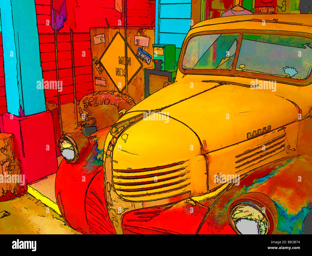 Route 66 car hi-res stock photography and images - Alamy
