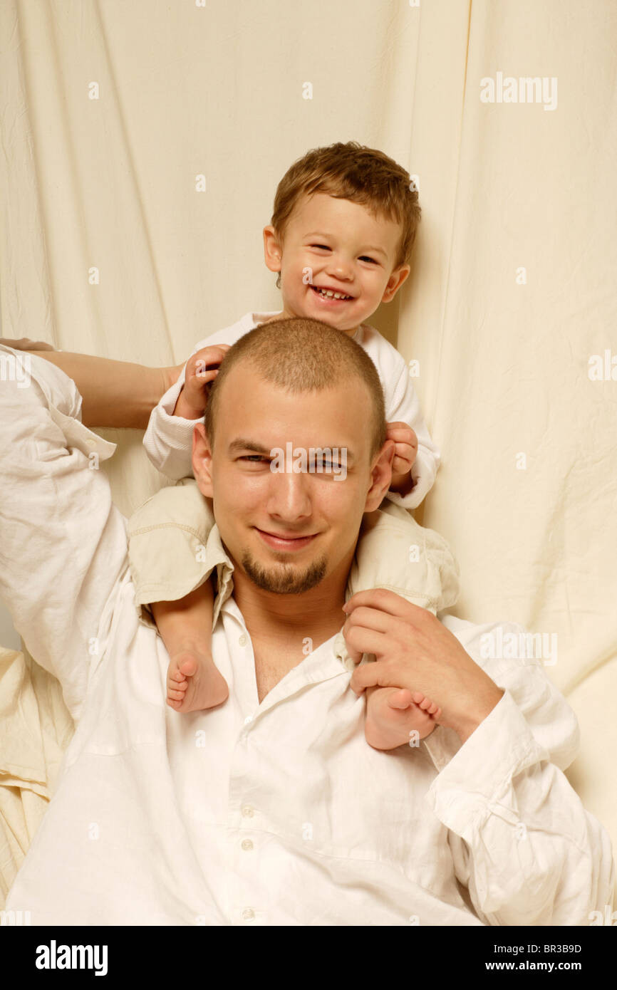 Father and son Stock Photo - Alamy