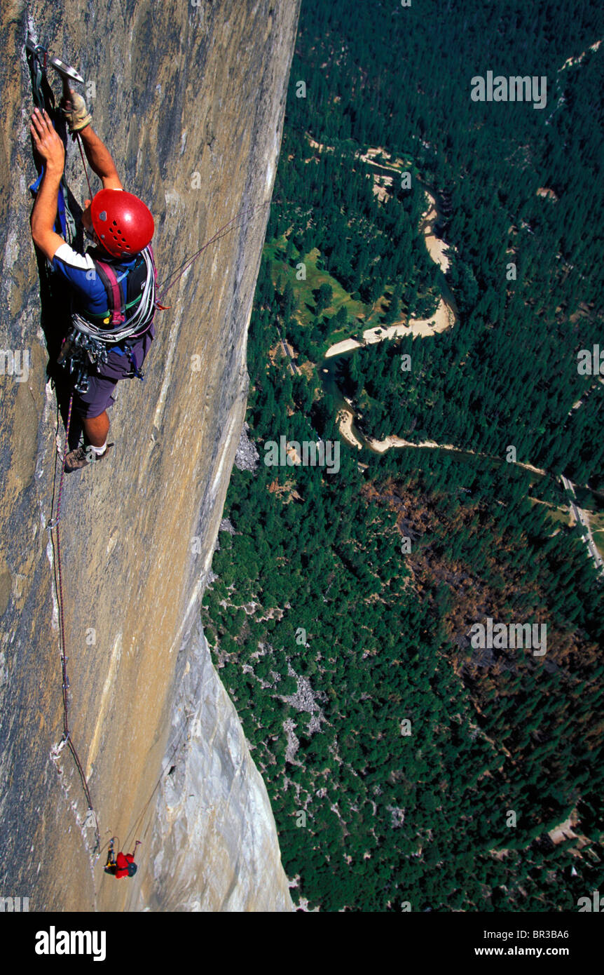 Placing Climbing Protection High Resolution Stock Photography and ...
