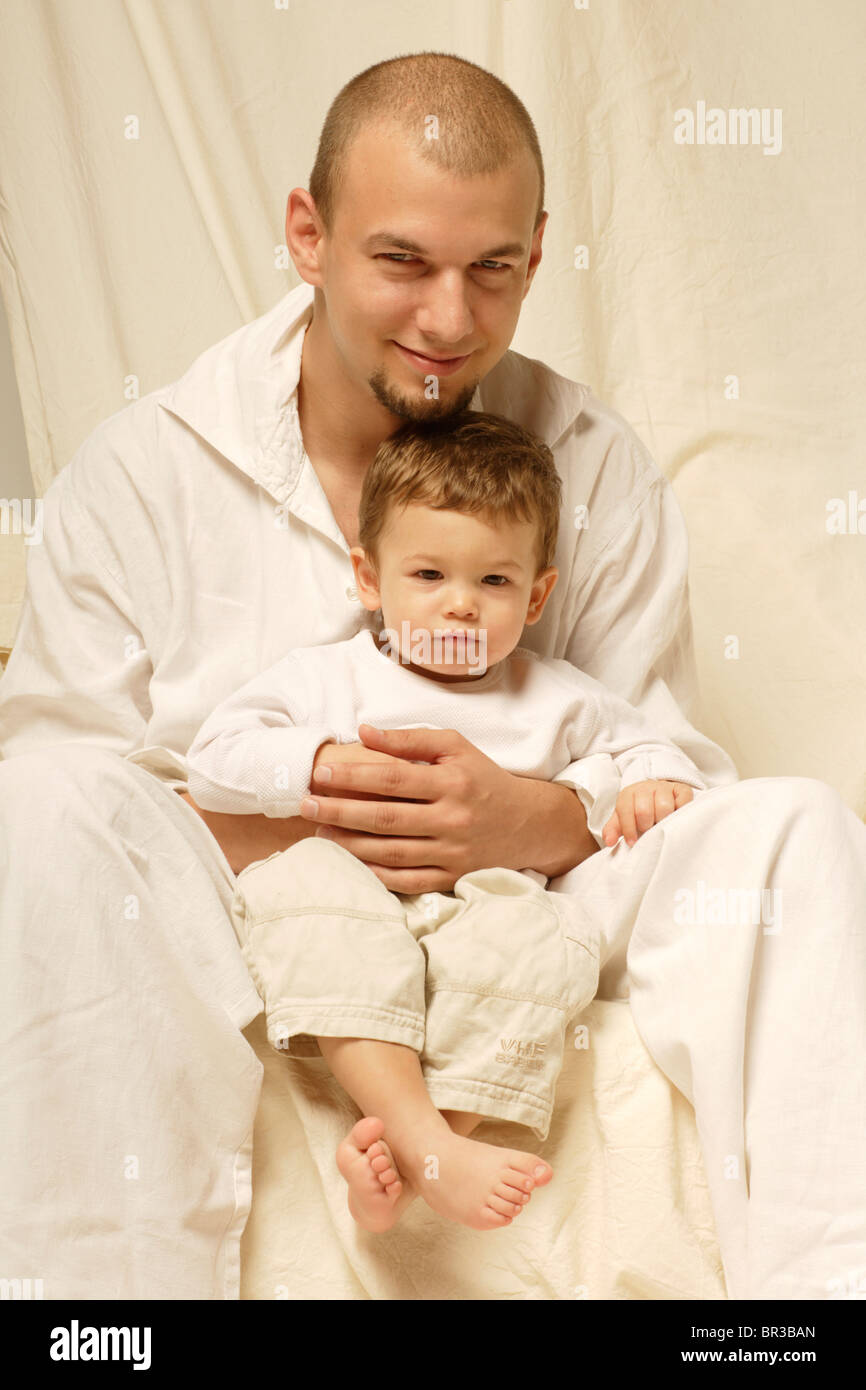 Father and son Stock Photo - Alamy