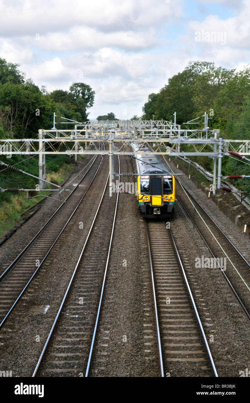 Train london midland tracks hi-res stock photography and images - Alamy