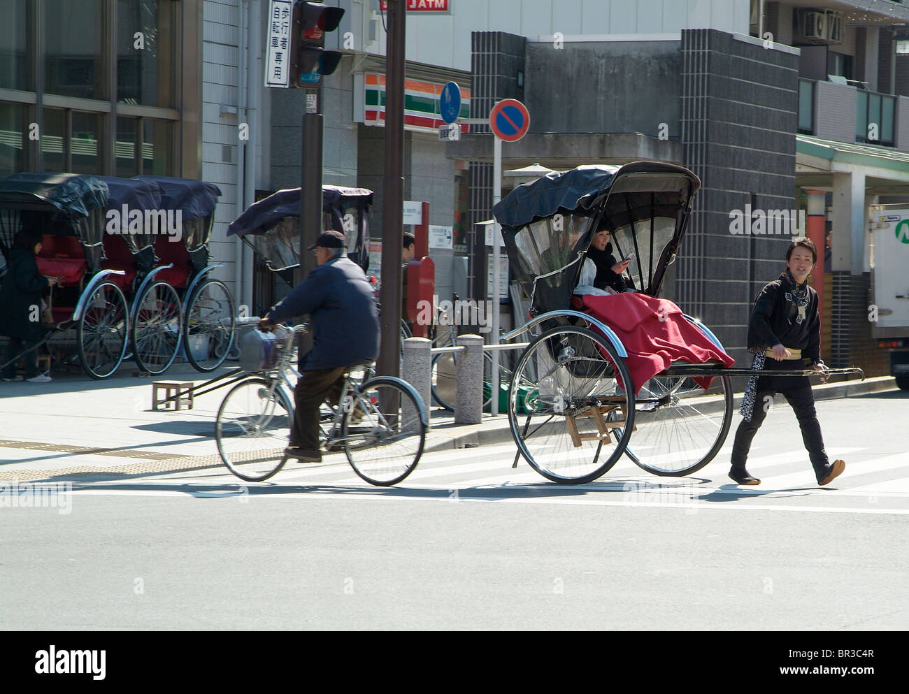 Rickshaw with passenger hi-res stock photography and images - Alamy