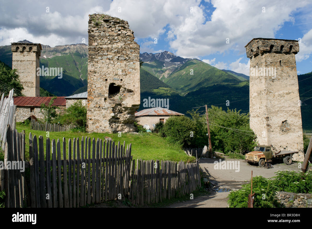 Svaneti Svanetia Georgia Caucasus Stock Photo - Alamy