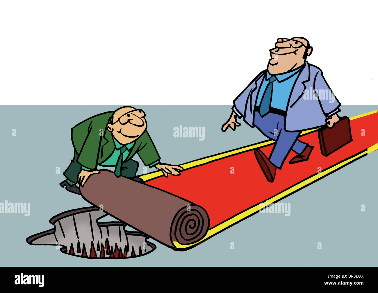 a cunning business man Stock Photo - Alamy