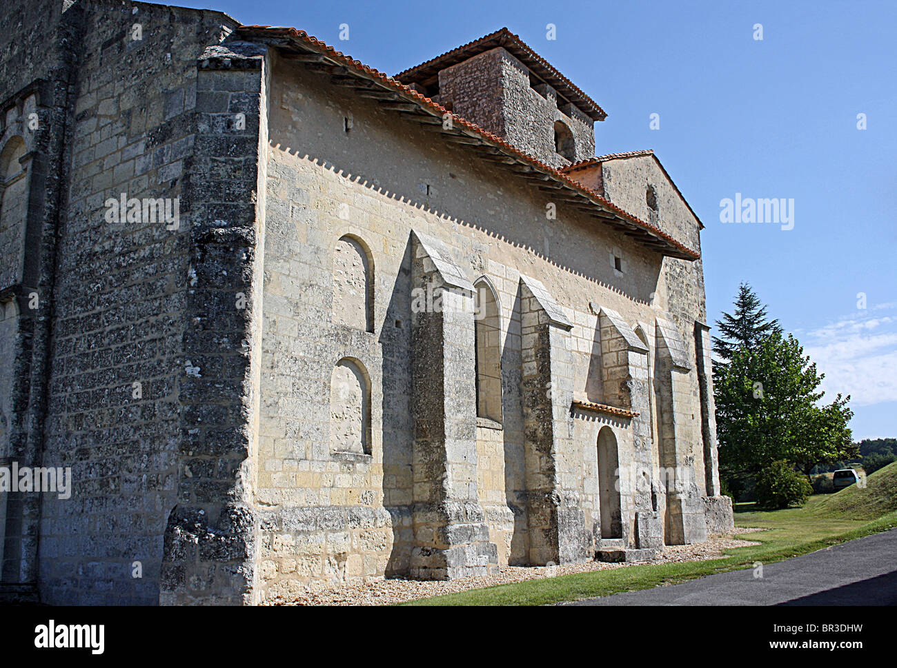 Church of St Quentin-de-Chalais, Charente, France Stock Photo - Alamy