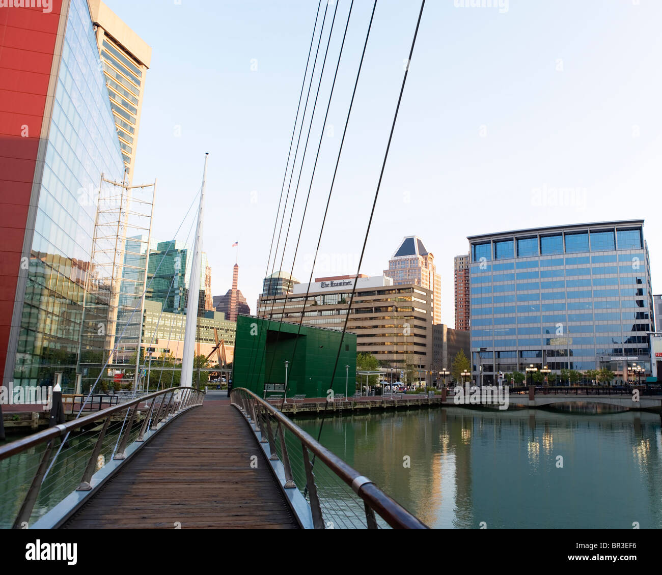 Inner Harbor, Patapsco River, Chesapeake Bay, Baltimore, MD Stock Photo ...