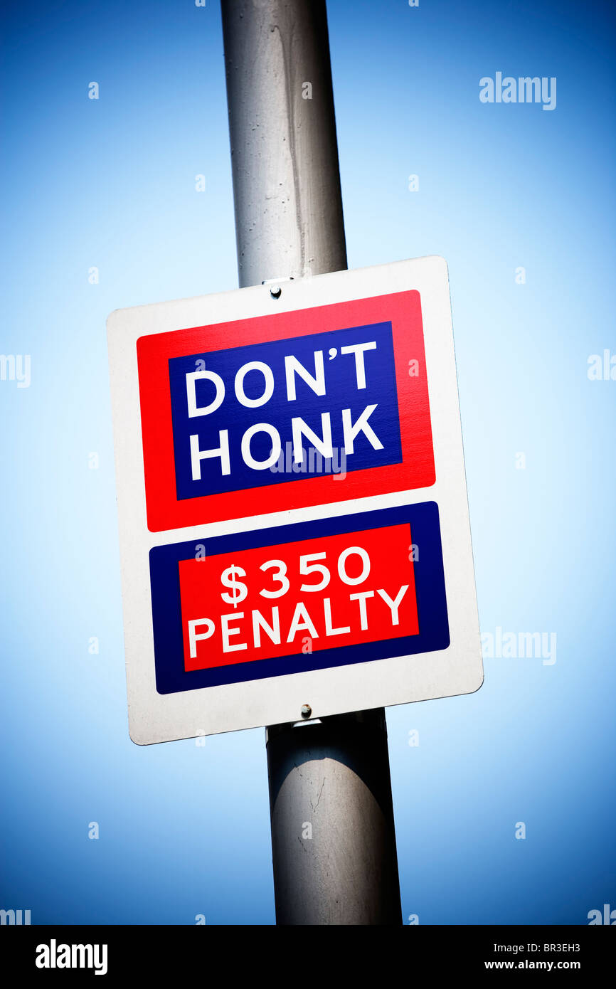 Dont honk hi-res stock photography and images - Alamy