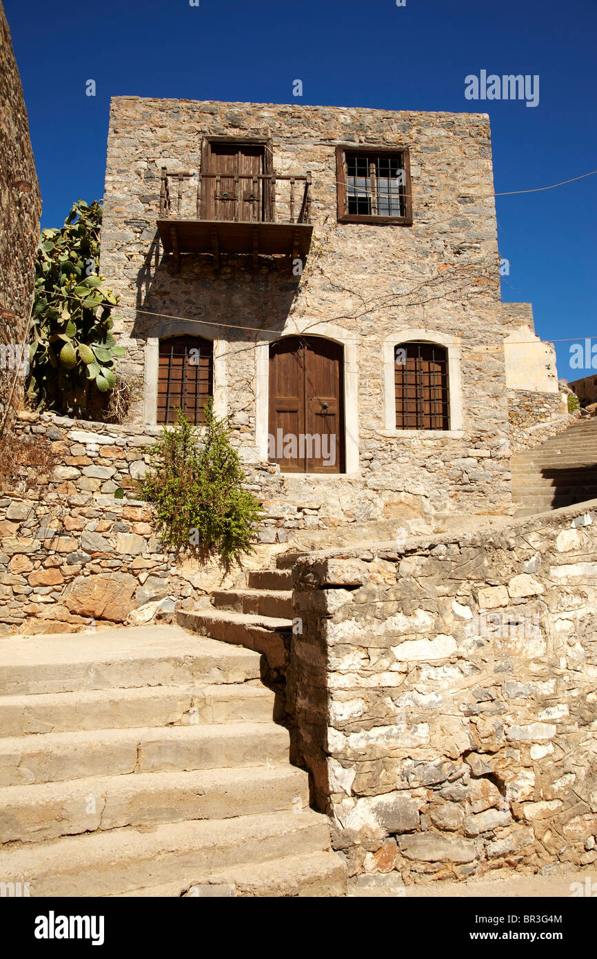 Spinalonga, Agios Nikolaos, Crete Stock Photo - Alamy