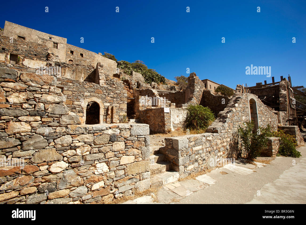 Spinalonga, Agios Nikolaos, Crete Stock Photo - Alamy