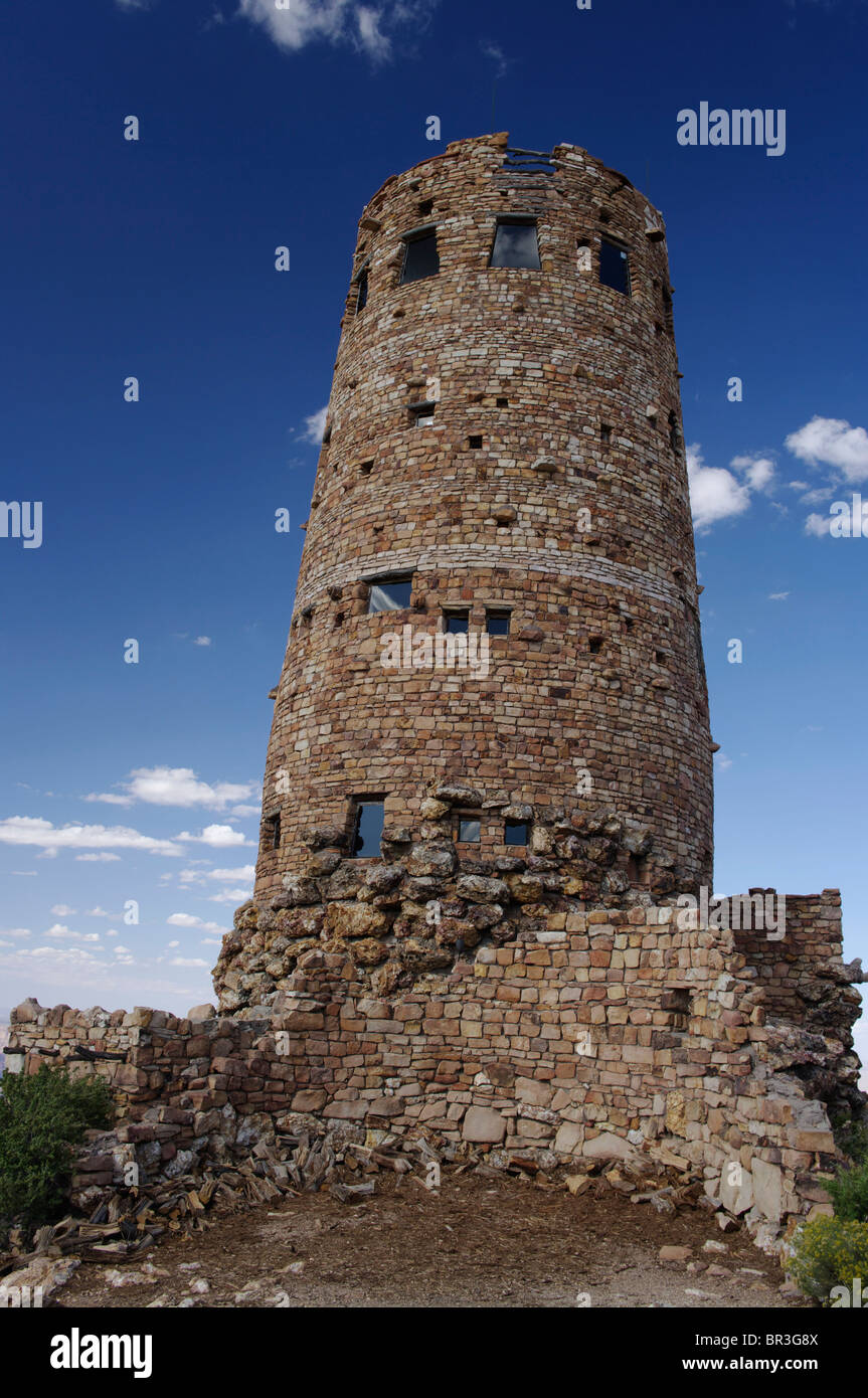Desert View Watchtower, Grand Canyon south rim Stock Photo - Alamy