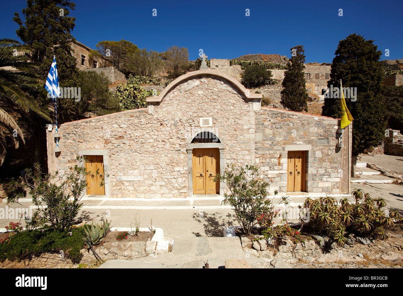 Spinalonga, Agios Nikolaos, Crete Stock Photo - Alamy
