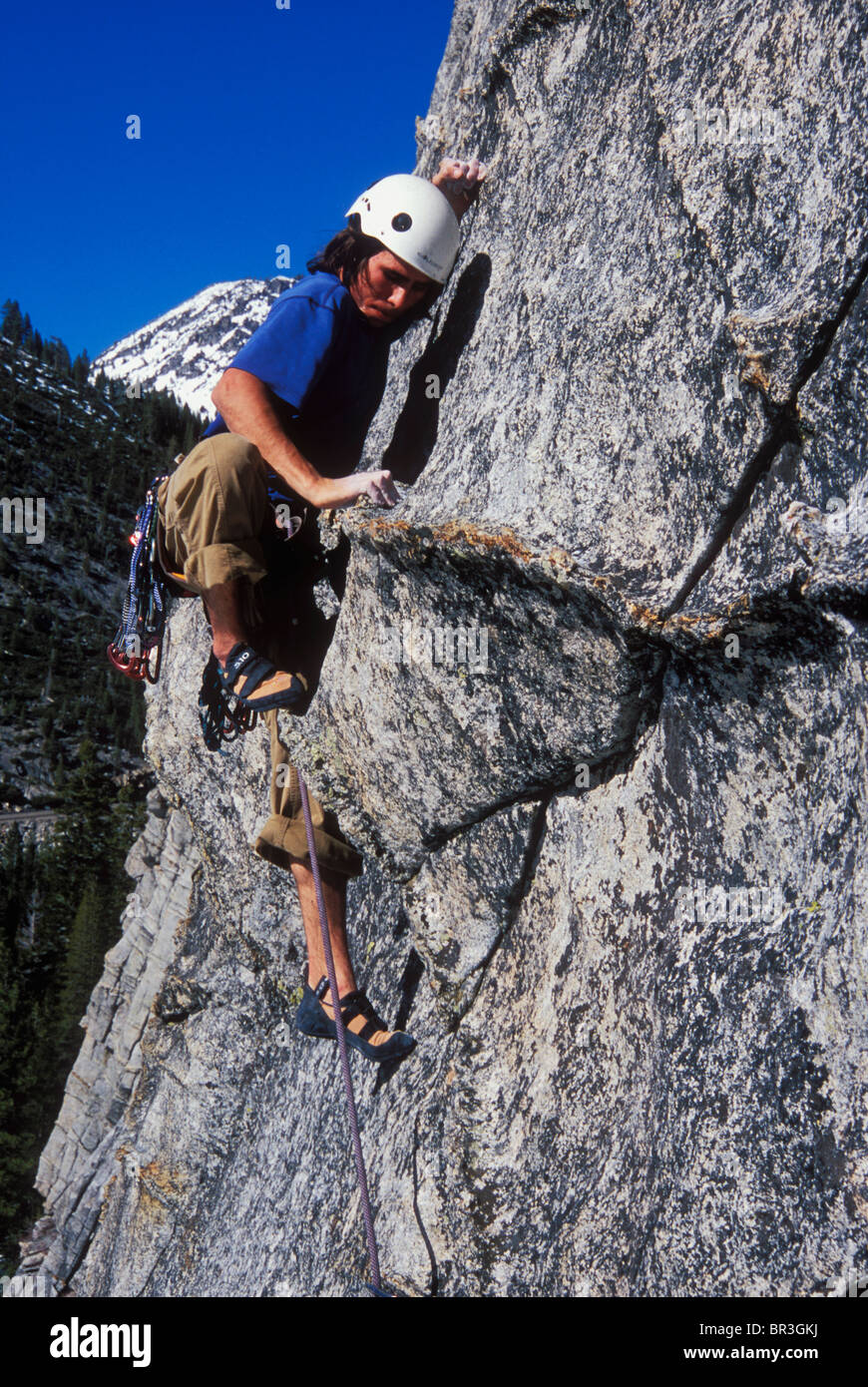 Rock Climber at Lovers Leap, California Stock Photo - Alamy