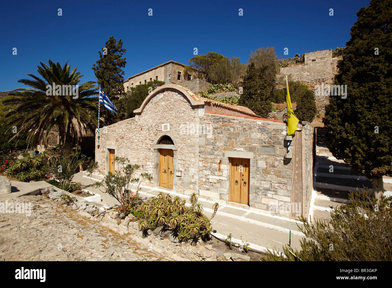 Spinalonga, Agios Nikolaos, Crete Stock Photo - Alamy