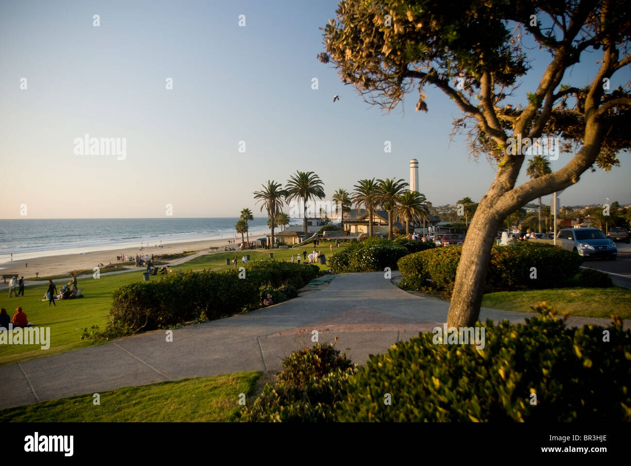 The park and beach in Del Mar, California Stock Photo - Alamy