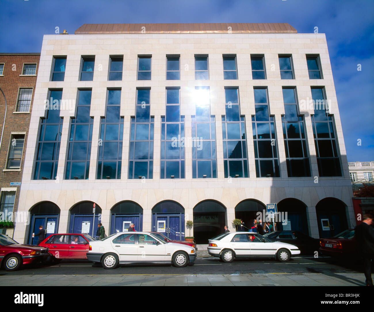 Dublin City, Co Dublin, Ireland, Corner Of St. Stephen's Green Stock ...