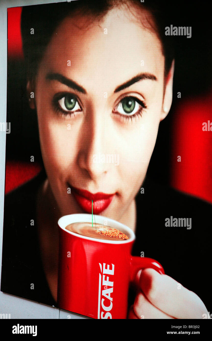 Nescafe advertising hi-res stock photography and images - Alamy