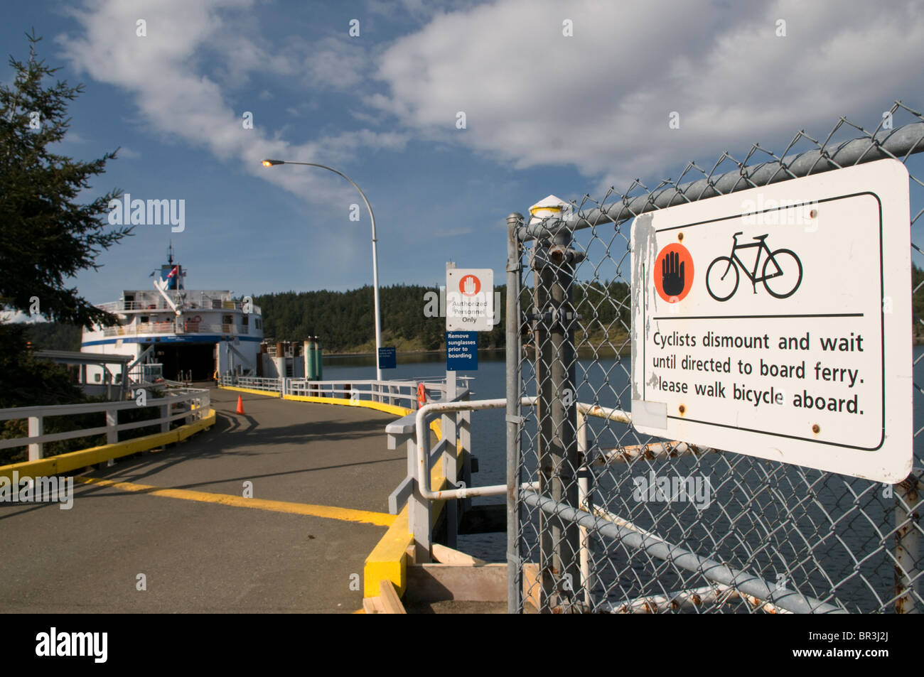 British Columbia Ferry Terminal at Long Harbour Saltspring Island BC ...